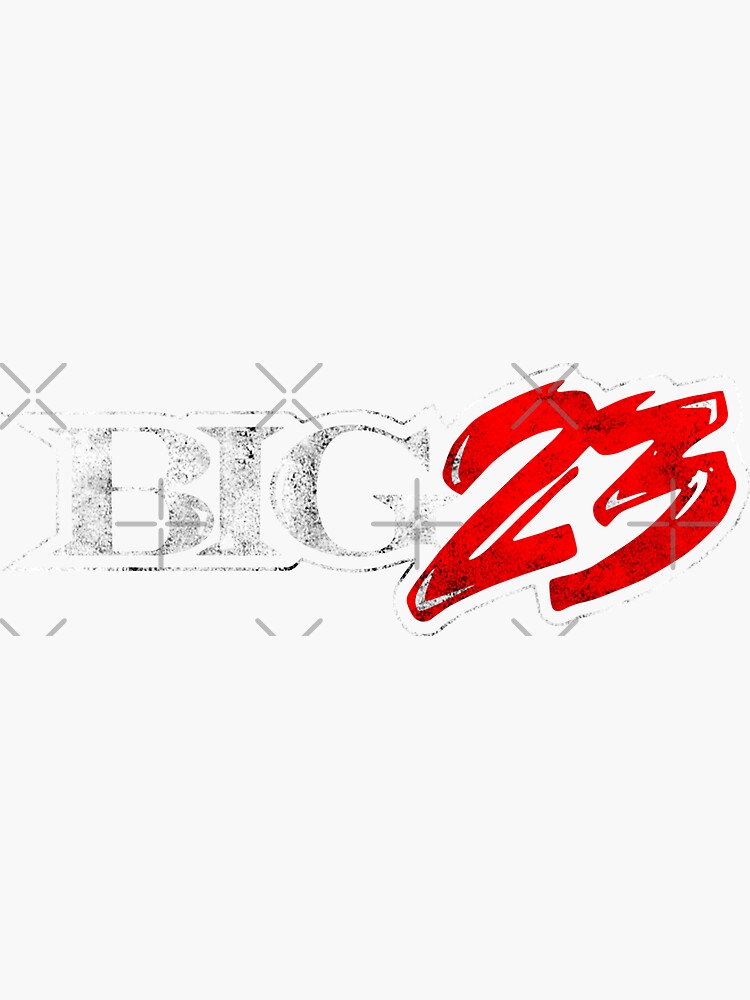 "Jaydayoungan Merch Big 23" Sticker for Sale by KENNESTORE | Redbubble
