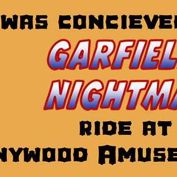 "Proud to be a Garf Baby" Sticker for Sale by sabman | Redbubble