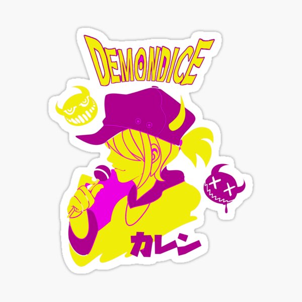 "Demondice- Mori calliope-Funny" Sticker for Sale by TeeHub001 | Redbubble