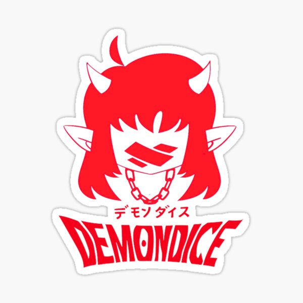 "Demondice- Mori calliope-Funny" Sticker for Sale by TeeHub001 | Redbubble