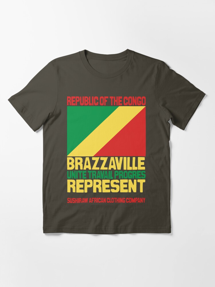 "Brazzaville Congo represent" T-shirt for Sale by kaysha | Redbubble ...