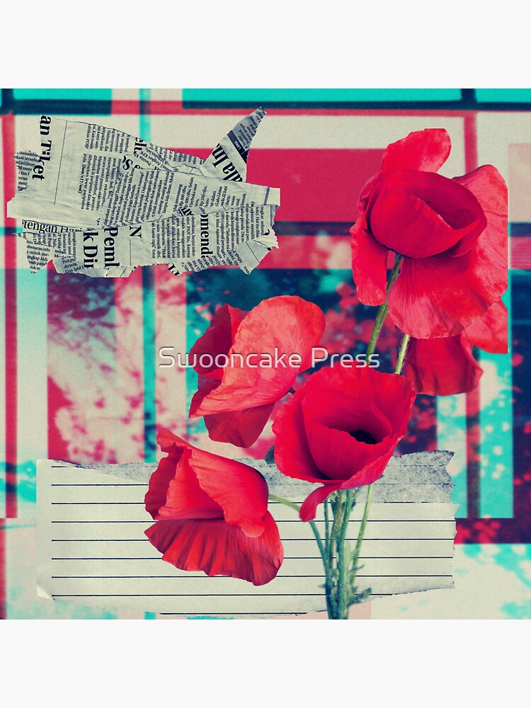 "POP COLLAGE" Sticker for Sale by mistivelvet | Redbubble