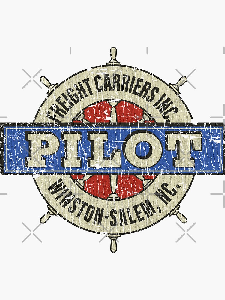 "Pilot Freight Carriers Inc. 1941" Sticker for Sale by AstroZombie6669 ...