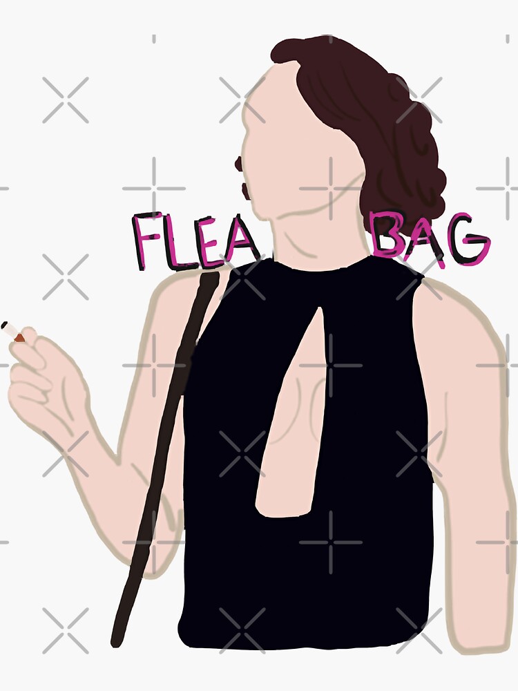 "Nice Young Women With Free Spirits Fleabag Sticker Cute Fan" Sticker ...