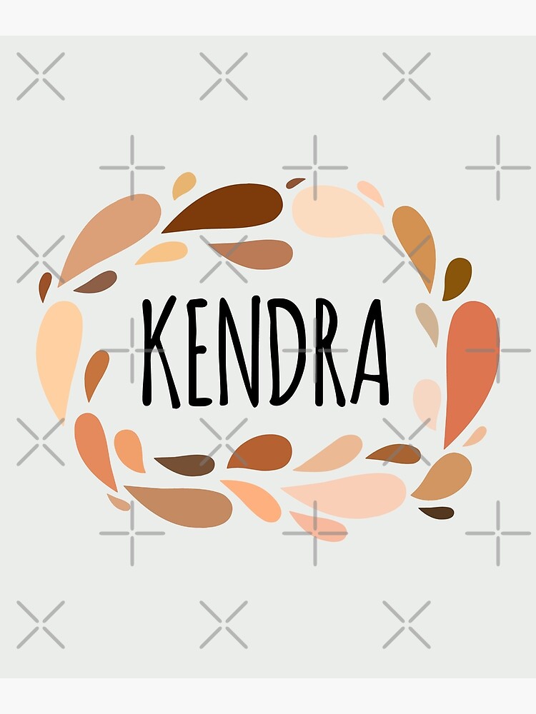 Lámina fotográfica «Kendra - Nombres para Esposa Hija y Niña» de ...