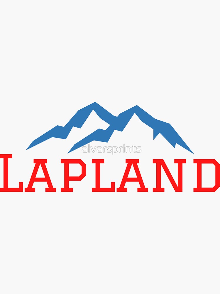 "Nordic Lapland Logo" Sticker for Sale by alvarsprints | Redbubble