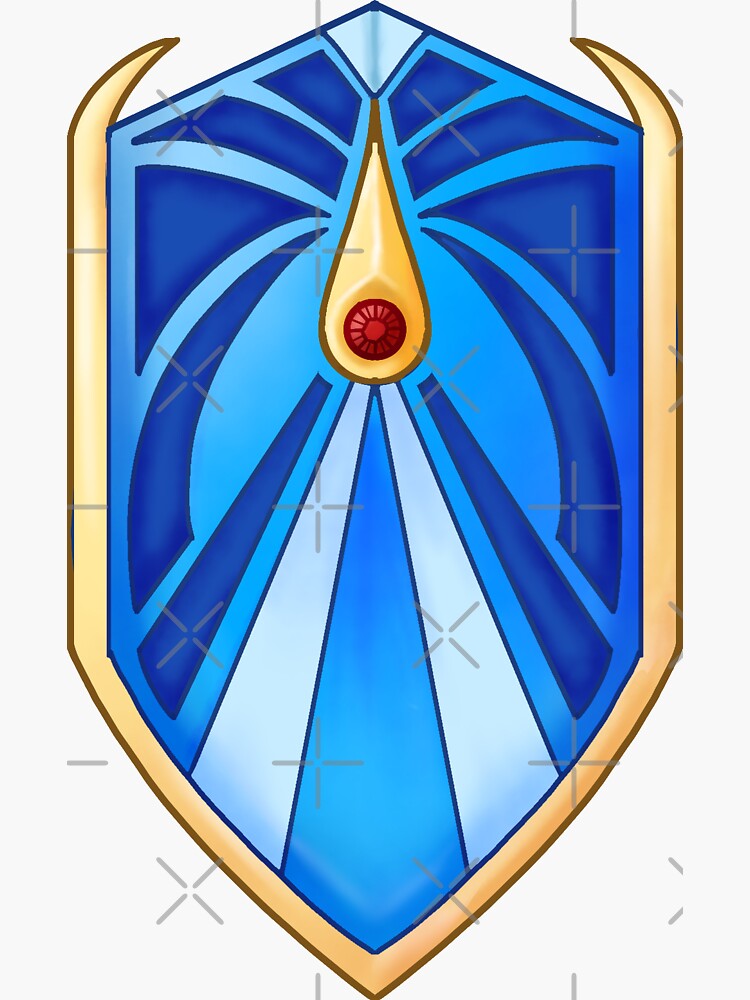"Cool Hero Fantasy shield" Sticker for Sale by KnightMaker | Redbubble