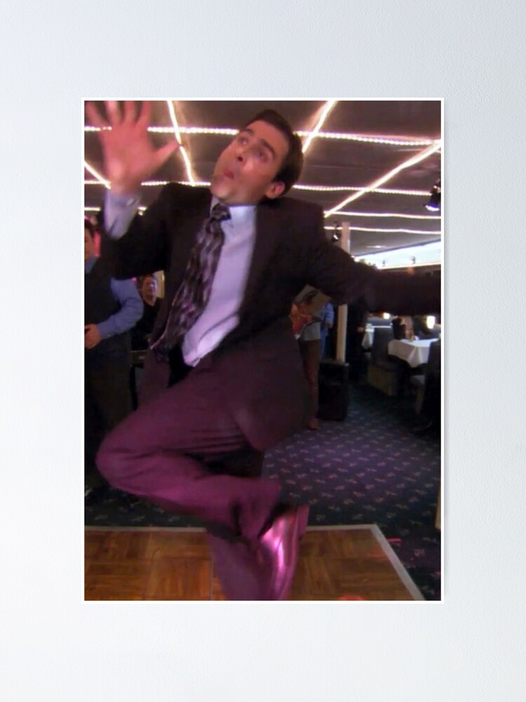 "The office Michael scott dancing on the cruise" Poster for Sale by ...