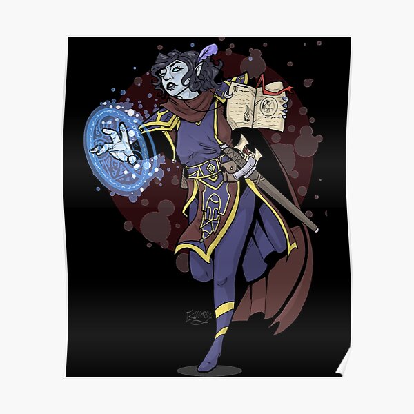 "Vada the Mage Dungeons And Dragons" Poster for Sale by MilaOrtiz ...