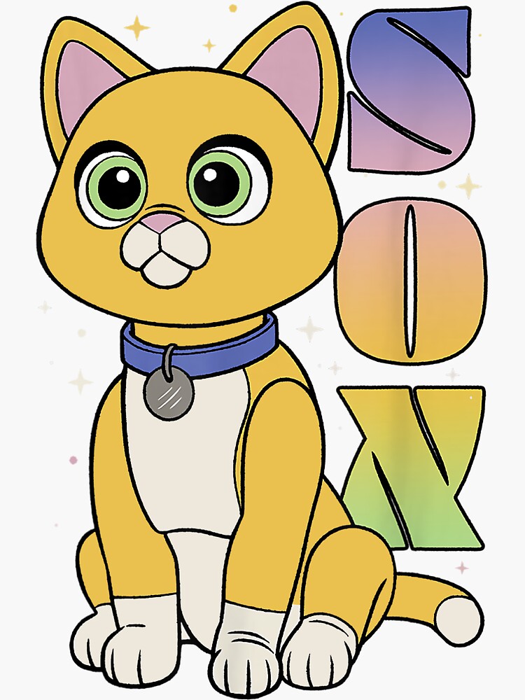 "Lightyear Cat" Sticker for Sale by MaxwellStroman | Redbubble
