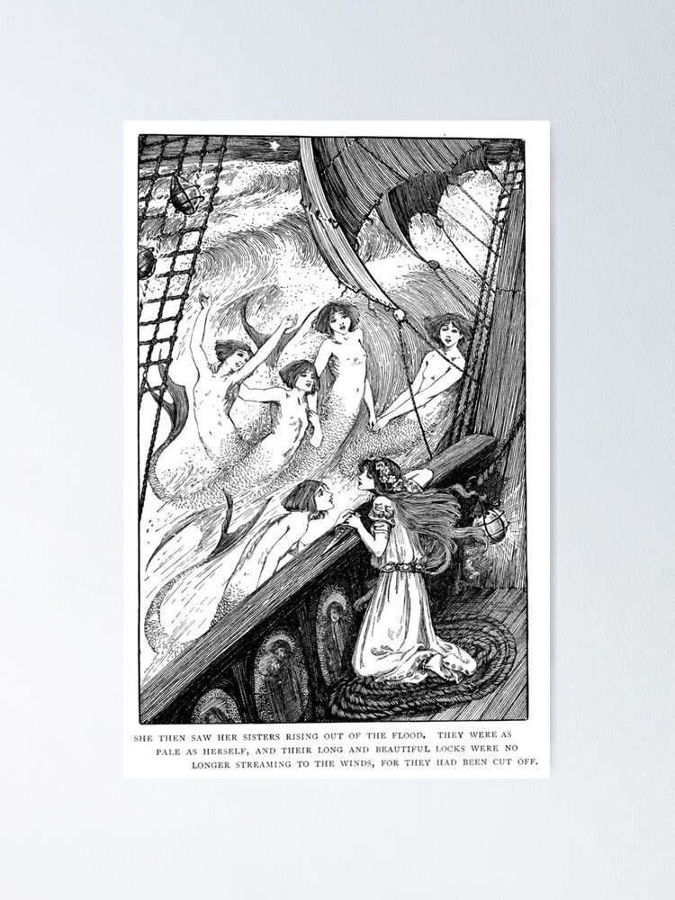 "Little Mermaid By Helen Stratton " Poster for Sale by ArtHistoryLover ...