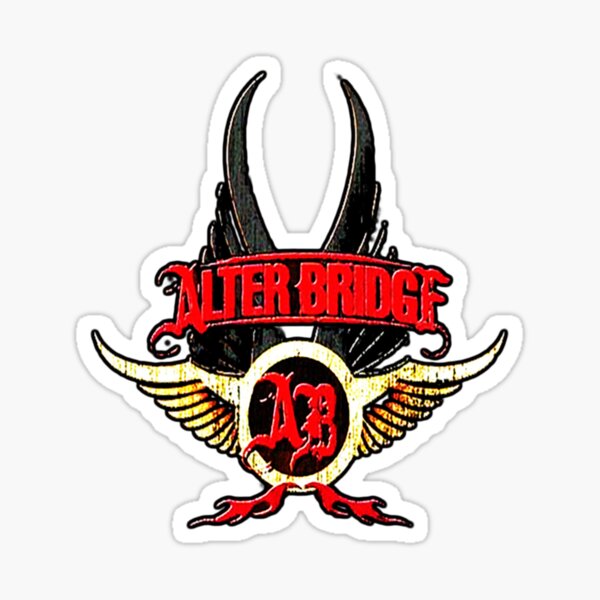 "alter bridge rock band logo art " Sticker for Sale by SinghEspanzArt ...