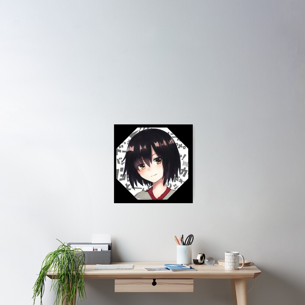 "Waifu short hair" Poster for Sale by Teury-Delgado | Redbubble