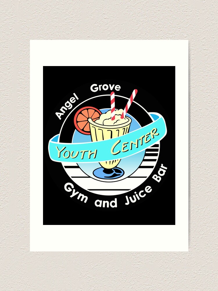 "Mighty Morphin Power rangers youth center logo " Art Print for Sale by ...