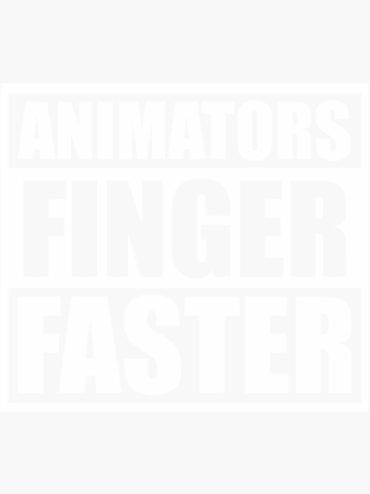 "Animator Finger Animating " Sticker for Sale by DanhDao | Redbubble