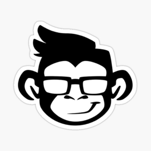 "Funky Monkey" Sticker for Sale by Sindjelic90 | Redbubble