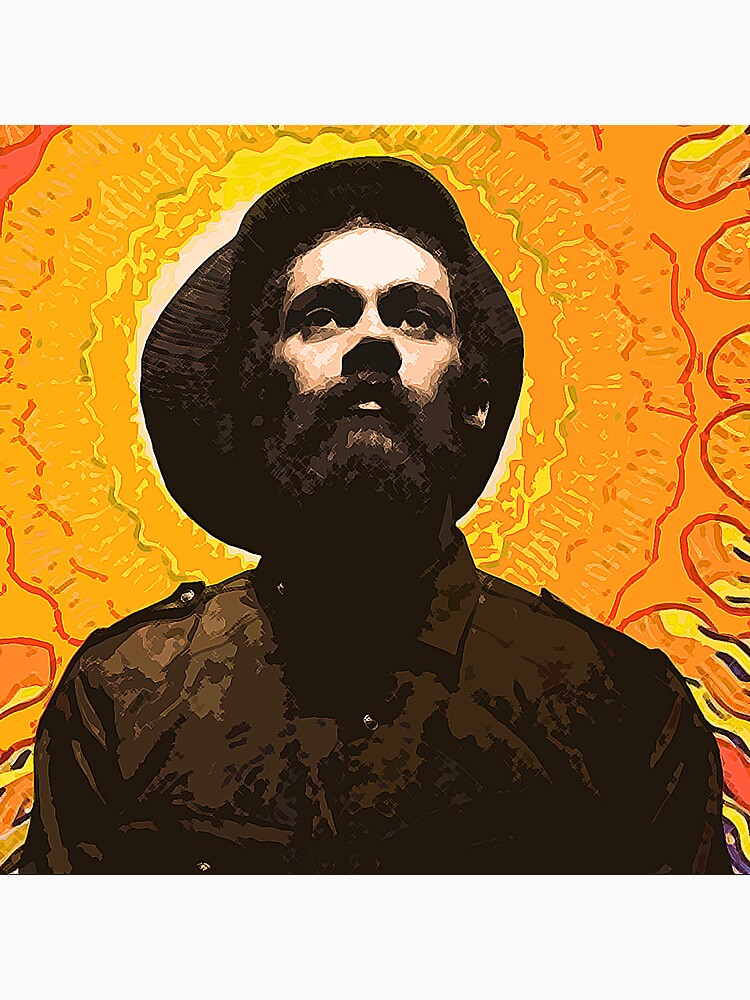 "Damian Marley Look at The Sky" Sticker for Sale by dagmarshop | Redbubble