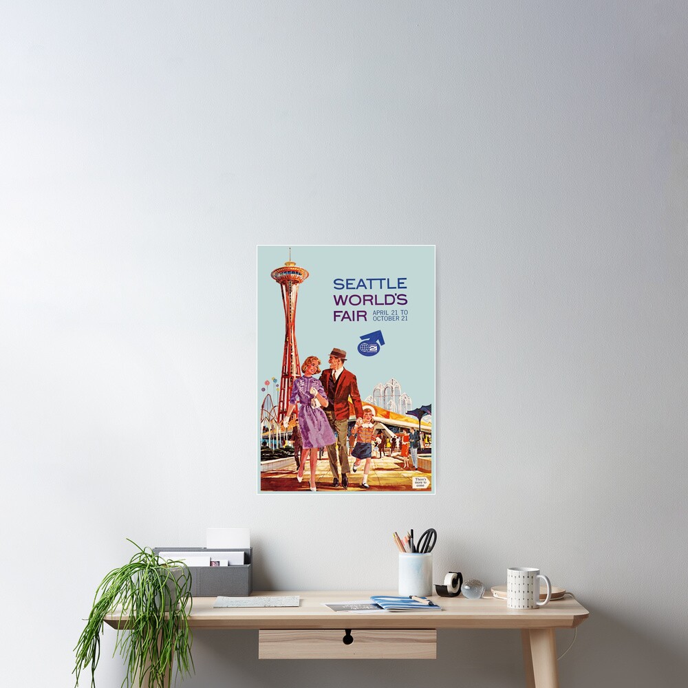 "SEATTLE WORLD'S FAIR BROCHURE" Poster for Sale by ThrowbackAds | Redbubble
