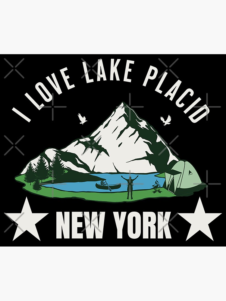 "I Love Lake Placid" Sticker for Sale by frigamribe88 | Redbubble
