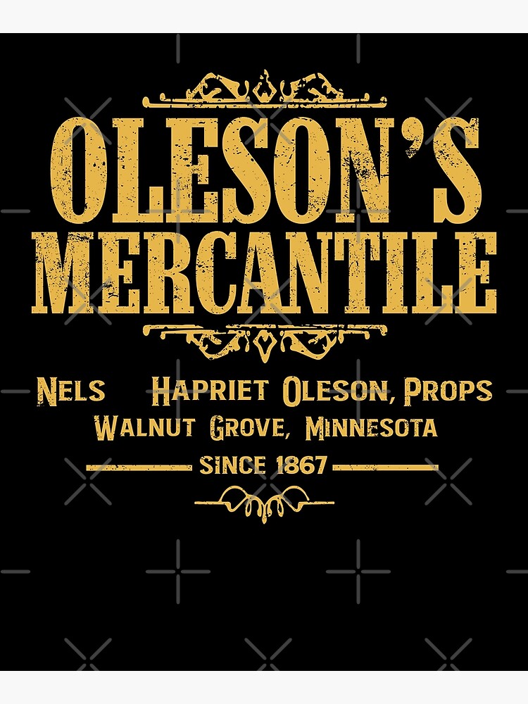 "Oleson's Mercantile From Little House on the Prairie" Poster for Sale by Ralphunique | Redbubble
