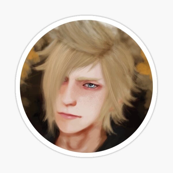 "Prompto (vector ver.)" Sticker for Sale by anesthetics | Redbubble