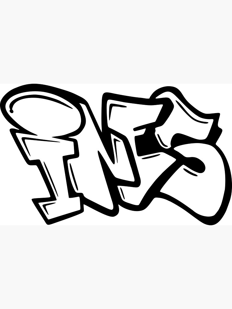 "Ines - Graffiti Name Design" Sticker for Sale by NameThatShirt | Redbubble