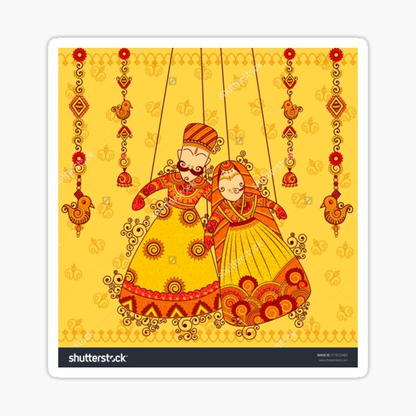 "Rajasthani " Sticker for Sale by Ajaydayama | Redbubble