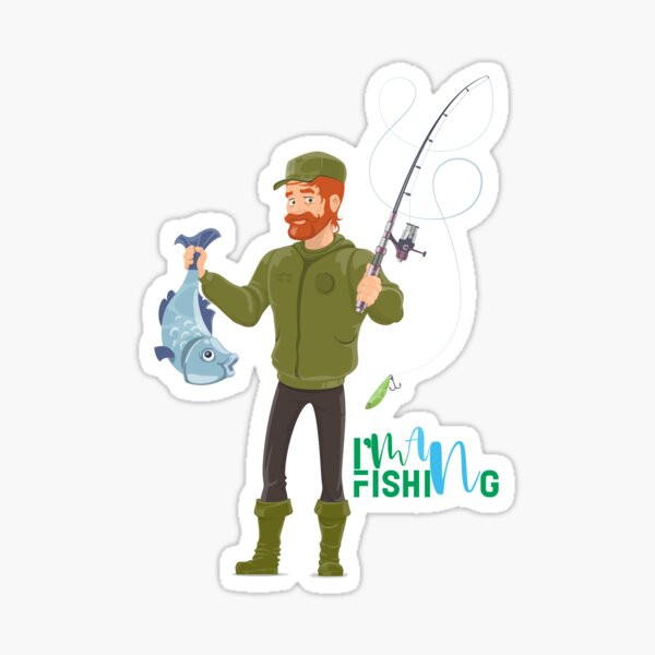 "fishman sticker" Sticker for Sale by midrissi | Redbubble
