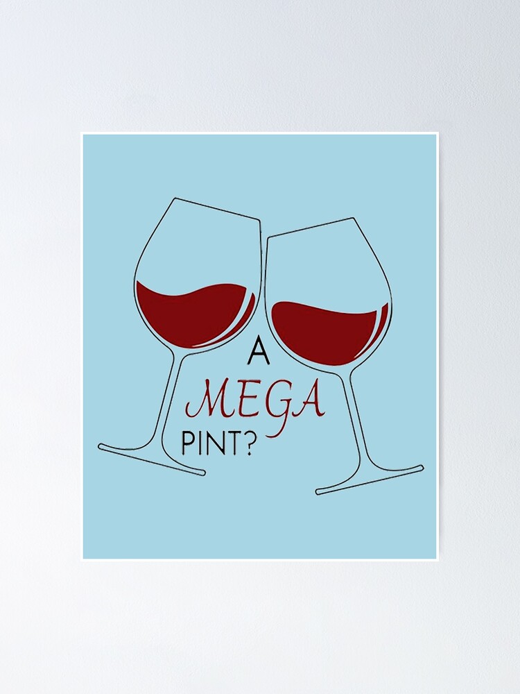 "A mega pint of red wine, Johnny Depp" Poster for Sale by ...