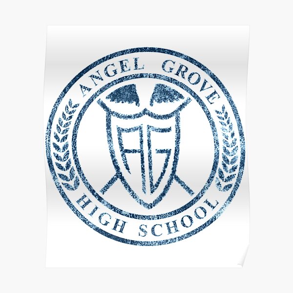 "power rangers angel grove hs " Poster for Sale by Azusapenshop | Redbubble