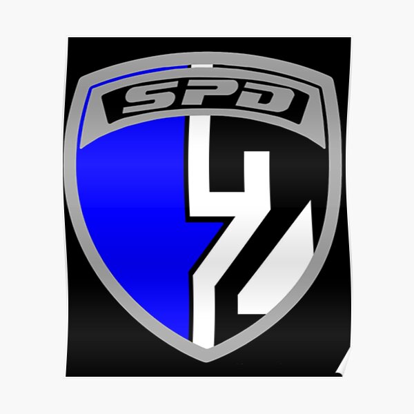 "SPD Blue Ranger " Poster for Sale by Azusapenshop | Redbubble