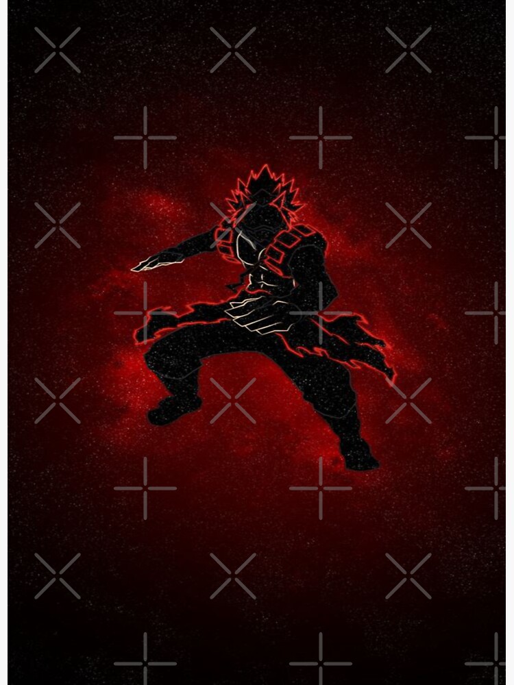 Pegatina «Disturbios rojos Kirishima Eijirou» de nanystarart | Redbubble