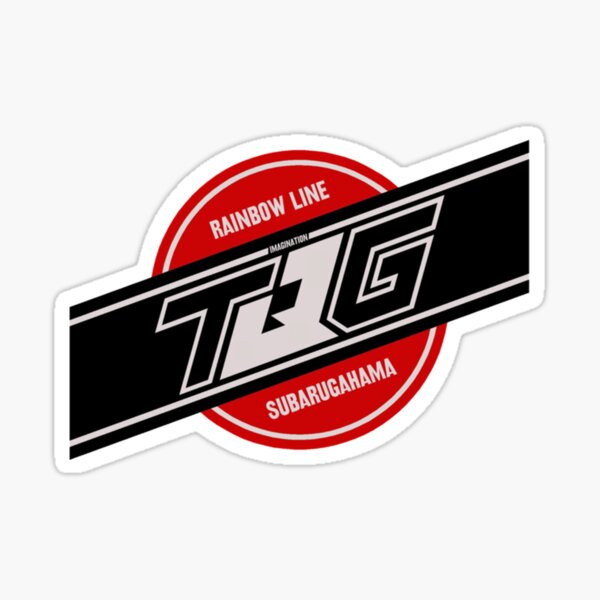 "ToQger Vintage Rainbow Line " Sticker for Sale by Azusapenshop | Redbubble