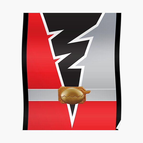 "T-Rex Fury - Red Rangers Dino Fury " Poster for Sale by Azusapenshop ...