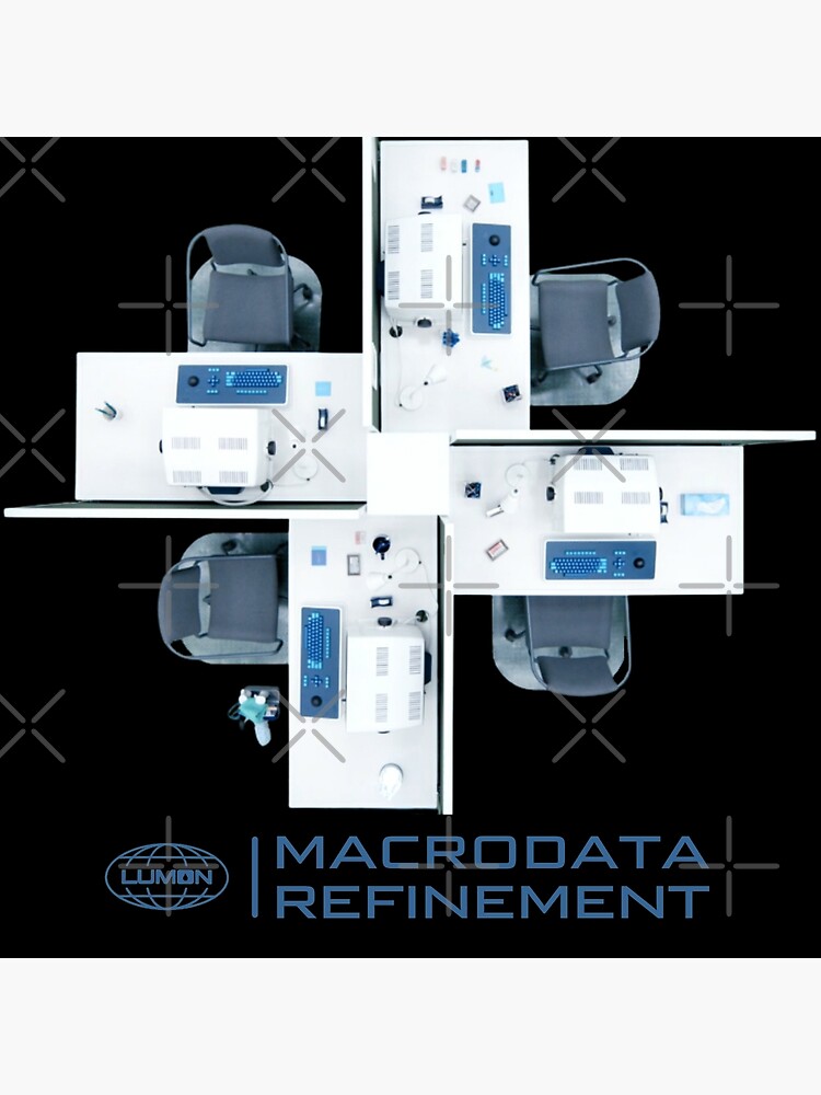 "Severance Lumon MDR Macrodata Refinement" Poster by Stickerm4ni4 ...