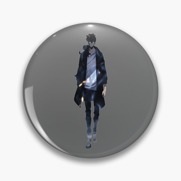 "Sung Jin Woo - Solo Leveling" Pin for Sale by OtakuEmporium | Redbubble