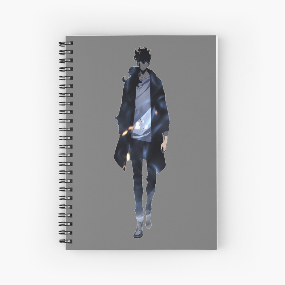 "Sung Jin Woo - Solo Leveling" Spiral Notebook for Sale by ...