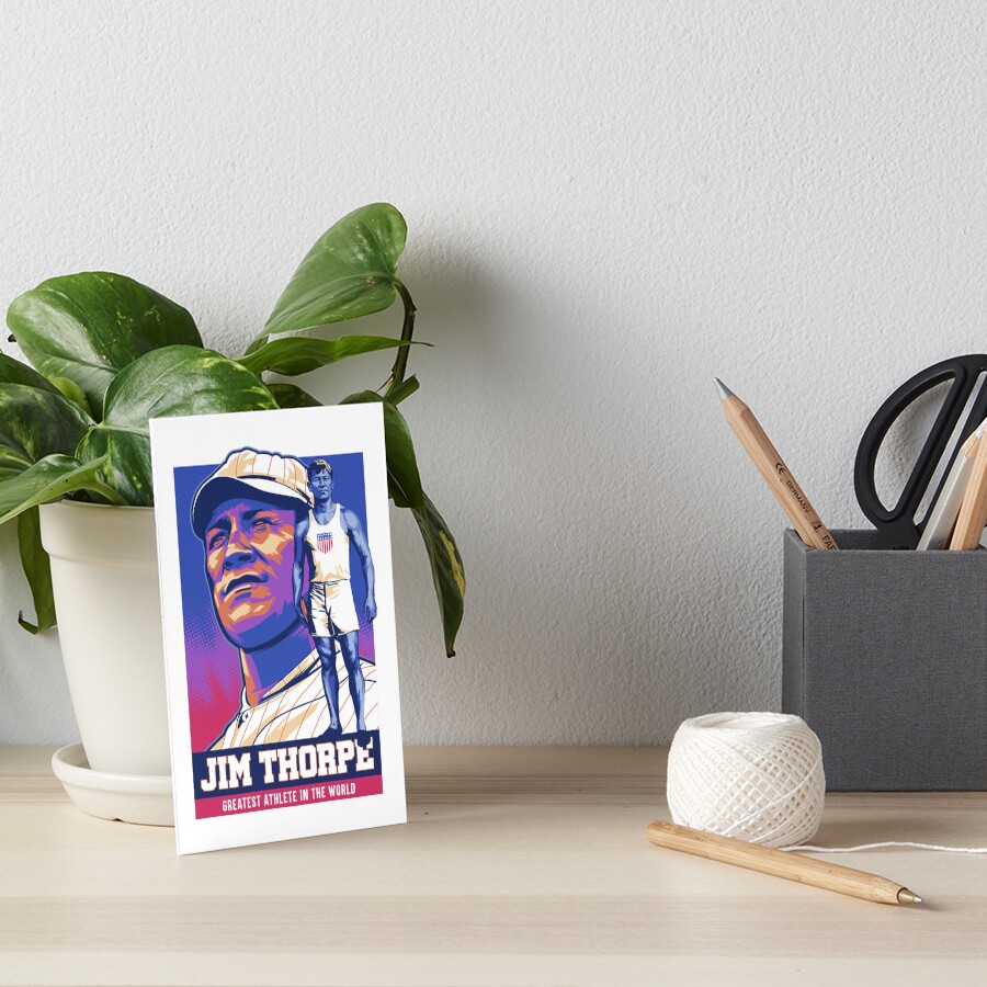 "Jim Thorpe" Art Board Print by warrock21 | Redbubble