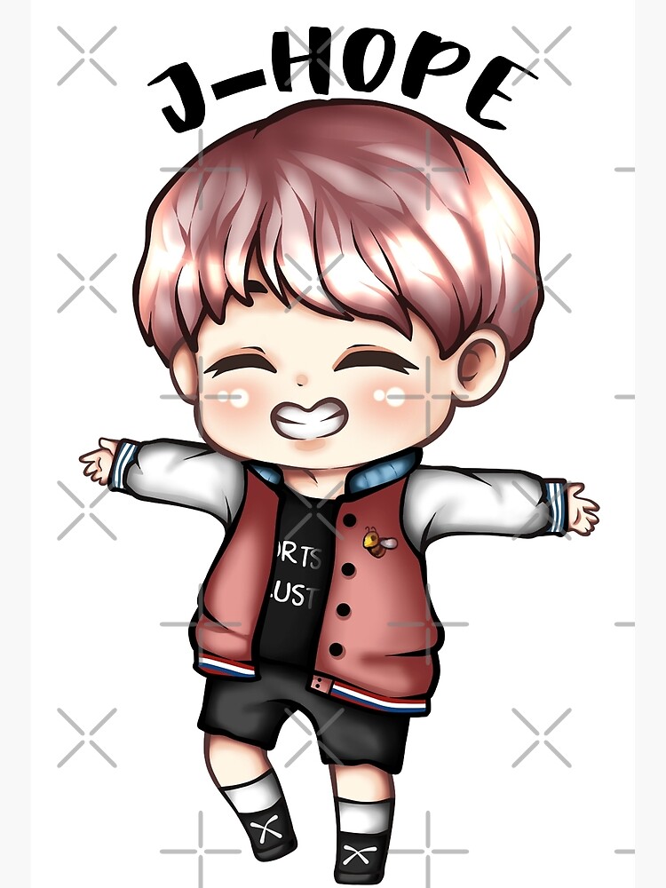 "YNWA - JHOPE CHIBI" Poster by jihanbanana | Redbubble