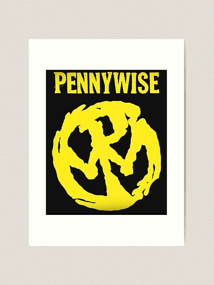 Pennywise Band Logo Pennywise Black & White Logo 12x18" Poster