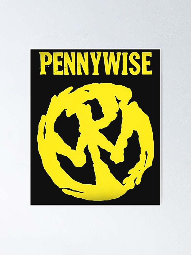 "Pennywise logo band" Poster for Sale by LandisRoberta | Redbubble