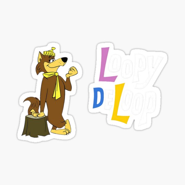 Sticker « Loopy De Loop, dessin animé classique de Hanna-Barbera », par ...