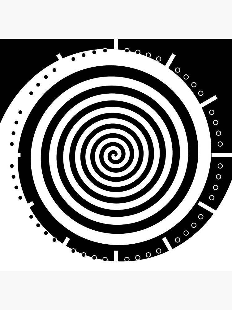 "Hypnosis Spiral, Hypnotherapy, Trance" Clock by harrizon | Redbubble