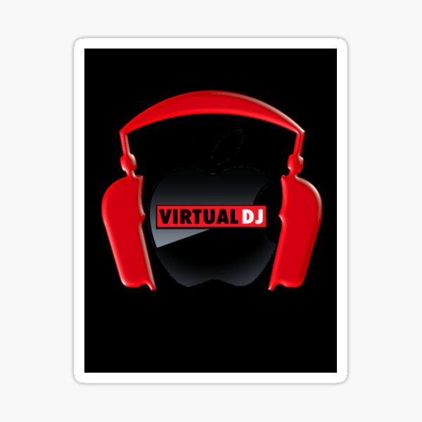 "Virtual DJ - Printed design!" Sticker for Sale by jokomaks | Redbubble