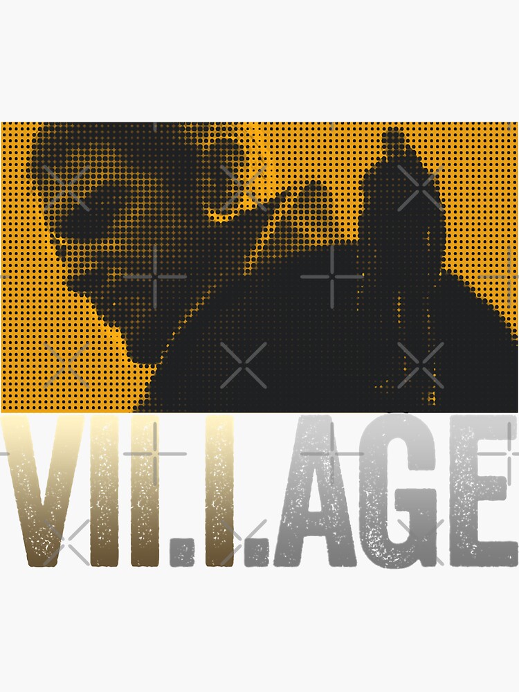 "Vintage Resident Evil Golden Gift Movie Fans" Sticker for Sale by ...