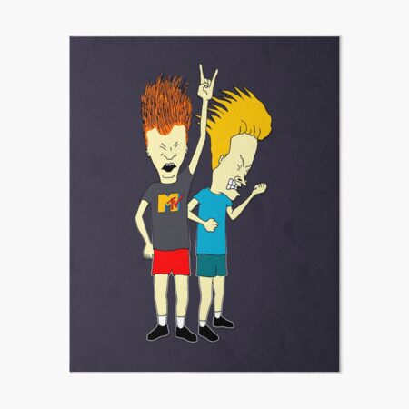 "Gift Idea Beavis And Butthead merlin Coronaholio Beavis" Art Board ...