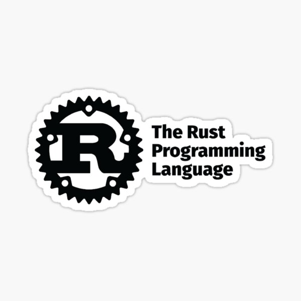 "Rustlang, Rust Programming Language" Sticker for Sale by monBRAND ...