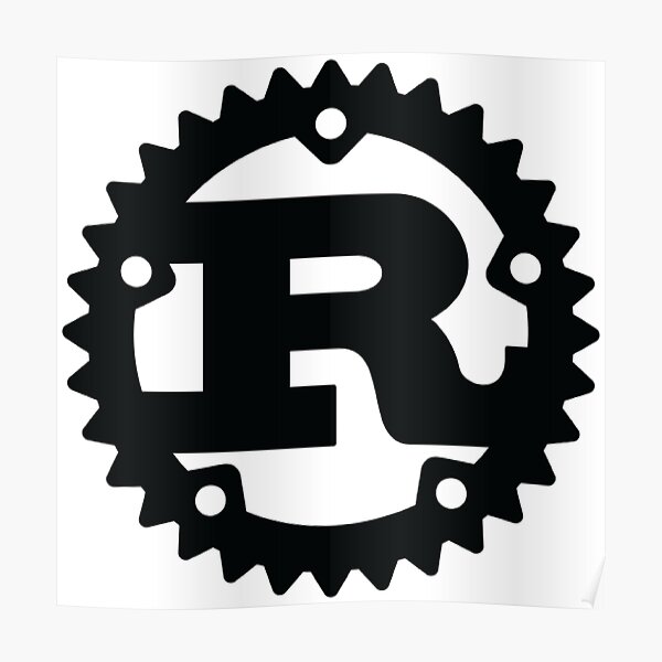 Rustlang Rust Programming Language Poster For Sale By Monbrand Redbubble 2781