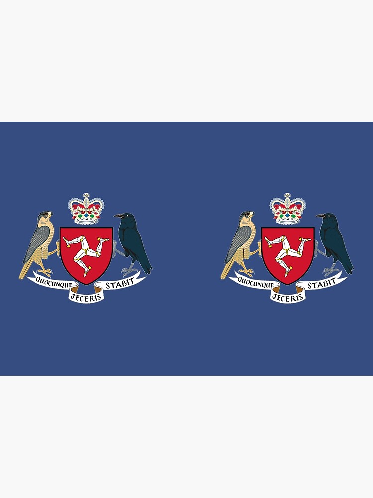 Cuaderno de tapa dura «Bandera de la Isla de Man 3 patas del hombre ...