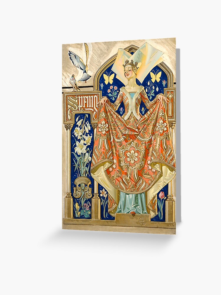 "Queen of Spring (1931) - J. C. Leyendecker" Greeting Card for Sale by ...